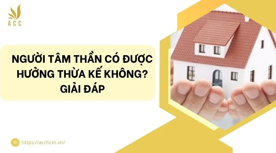 Người tâm thần có được hưởng thừa kế không? Giải đáp
